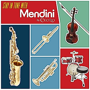 Mendini by Cecilio Kids Drum Set 5 Piece - Full 16in Youth Drumset with Bass, Toms, Snare Drum, Cymbal, Hi-Hat, Drumsticks & Seat for 5 to 12 Year Old and Beginner Adult Set - Blue