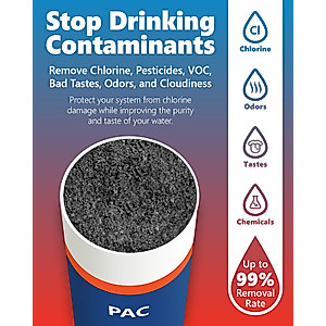 Express Water – 1 Year Elite RO Alkaline Reverse Osmosis System Replacement Filter Set – 5 Easy Change Quick Twist filters with Alkaline Filter for added Essential Minerals – 100 GPD RO Membrane