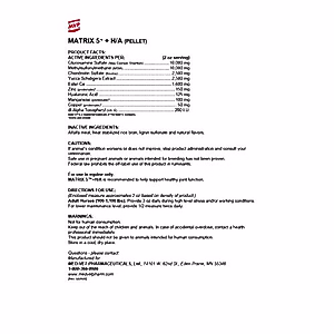 Med-Vet Pharmaceuticals Matrix 5 H/A (5lb) Joint Support for Horses…