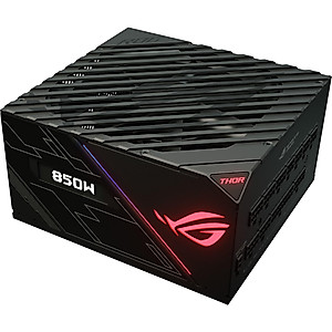 ASUS ROG Thor 850 Certified 850W Fully-Modular RGB Power Supply with LiveDash OLED Panel