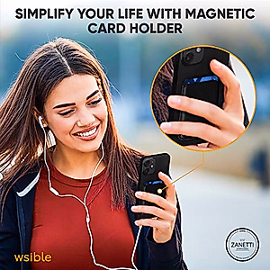 Mag Safe Wallet | Magsafe Wallet Compatible Apple Wallet & Apple Wallet MagSafe & Apple magsafe Wallet & Magsafe Wallet iPhone 14 Pro Max, Magsafe Wallet iPhone 14 Pro | iPhone Magsafe Wallet | Black