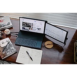 Portable Monitor for Laptops, New Mobile Pixels Duex Plus 13.3" Full HD IPS Dual Laptop Monitor, USB C/USB A Plug and Play Laptop Screen Extender,Windows/Mac/Android/Switch Compatible (Duex Plus)