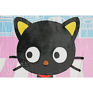 Bioworld Hello Kitty and Friends Chococat Character Soft Fleece Plush Throw Blanket 45" x 60"