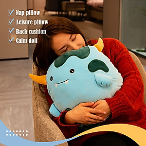 CozyWorld 15‘’ Cute Monster Stuffed Animal Plush Pillow Super Soft Sofa Cushion Stretchy Plushy Toy Decors Birthday Valentines Gifts