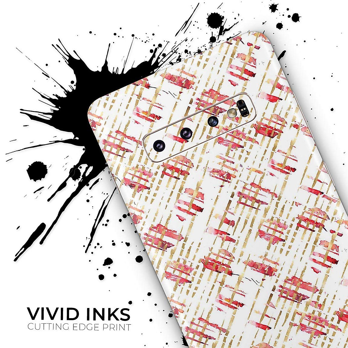 DesignSkinz Karamfila Watercolo Poppies V18 Protective Vinyl Decal Wrap Skin Cover Compatible with The Samsung Galaxy S20 (Screen Trim & Back Glass Skin)