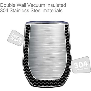 hdhshop24 Awesome Since 1987 Tumbler 36th Happy Birthday Wine Glass 12oz With Lid Gift For Men Women - 36 Years Old Tumblers Stainless Steel - Summer 1987 Limited Edition Retro Tumbler Christmas Gift