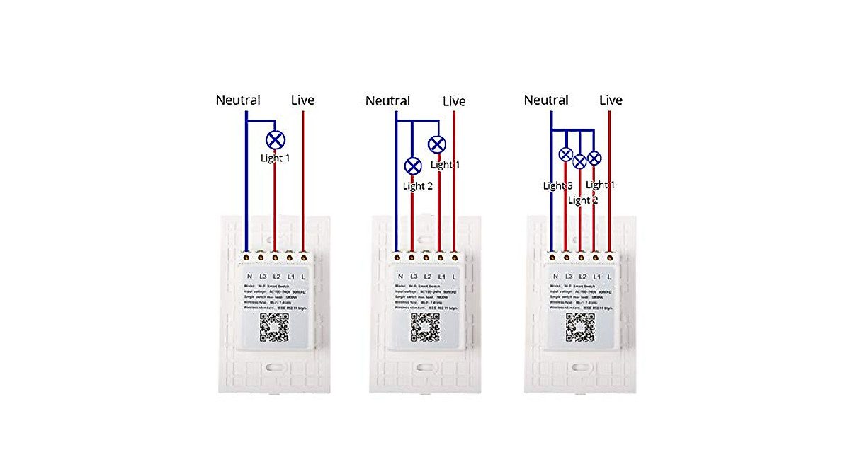 WiFi Smart Wall Switch 2-Gang - App & Voice Control | MOES