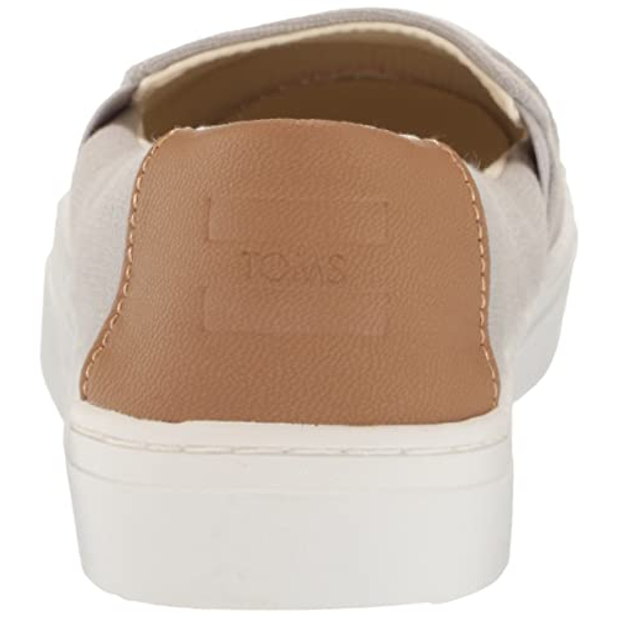 TOMS Women's Devon Sneaker, Mid Grey Textured, 8.5