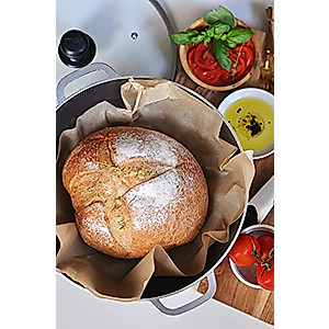 IMUSA USA 6.9Qt Hammered Basic Caldero (Dutch Oven), 30cm, Black