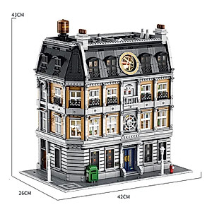General Jim's New York Sanctorum Sanctum - Magic Library Santuary Modular City Bulding Blocks Set | Compatible with Lego City Sets and All Major Brands