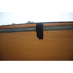 270 Awning Rooftop Tent Sun Shelter Designed for Vehicle with Roof Rack- Right/Left Hand Driver Side Awning Radius 8.2 ft,Khaki (Right-Side)