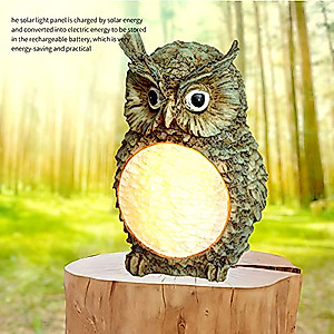 Solar Owl Lamp Solar LED Outdoors Solar Light Waterproof Garden Light Home Outdoor Yard Garden Solar LED Light