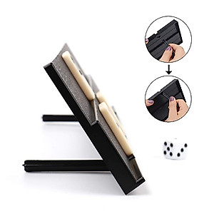 KAILE 106 Rummy Tiles Game, Rummy Cube Sets Travel Game Outlasting Color with Aluminum Case & 4 Anti-Skid Durable Trays,2-4 palyers