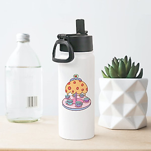 MAIKESUB 4 Pack Sublimation Blank Tumbler White Sports Water Bottles 18 OZ Wide Mouth Stainless Steel Vacuum Flask with Spout Lid for Tumbler Press Machine Sublimation Print