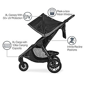 Britax B-Free & B-Safe Ultra Travel System, Pewter