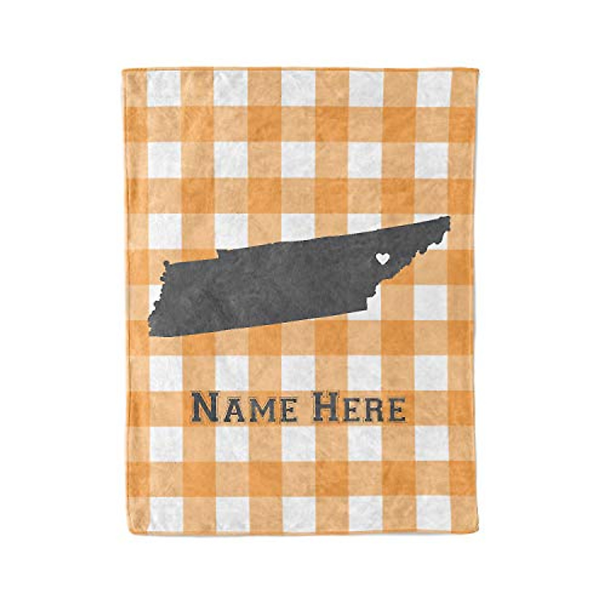 State Pride Series Tennessee - Personalized Custom Fleece Blankets with Your Family Name - Knoxville Edition