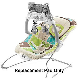 Replacement Seat Pad/Cushion/Cover for Fisher Price Rainforest Deluxe Bouncer (Model Y8641)