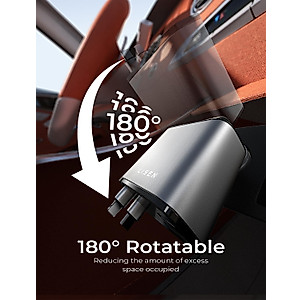 LISEN Retractable Car Charger [69W USB C Car Accessories Adapter ] for iPhone 16 USB C Charger Fast Charging, Travel Essentials Gifts for Women Men, Road Trip Essentials for iPhone 16e 16 15 14 13 12