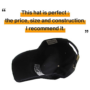 KBVT-209 BLK Tactical Operator with USA Flag Patch US Army Military Baseball Cap Adjustable