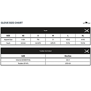 Arctix Kids Whiteout Insulated Ski Gloves, North Star Print Steel, Large