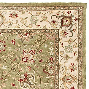 SAFAVIEH Antiquity Collection 8'3" x 11' Sage AT21D Handmade Traditional Oriental Premium Wool Area Rug