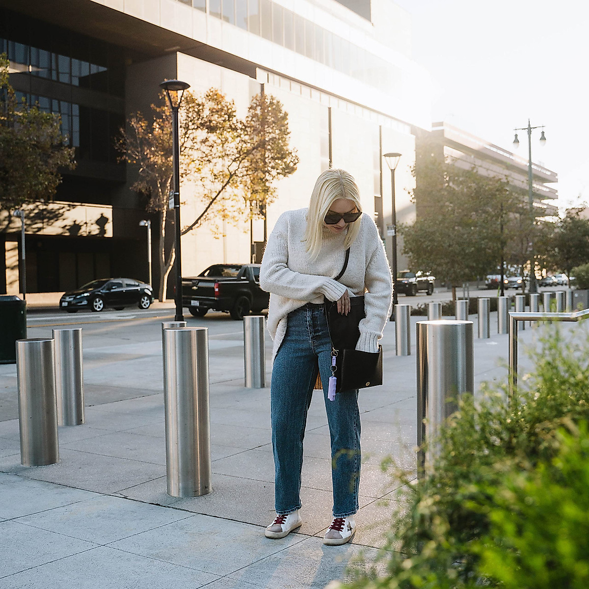 SABRE Pepper Spray, Maximum Police Strength OC Spray, Quick Release Keychain for Easy Carry and Fast Access, Finger Grip for More Accurate and Faster Aim, 0.54 fl oz, Secure and Easy to Use Safety