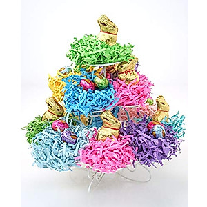 MagicWater Supply Crinkle Cut Paper Shred Filler (1 LB) for Gift Wrapping & Basket Filling - Canary