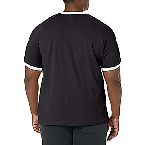 adidas Originals Men's Adicolor 3-stripes Tee, Black, X-Large