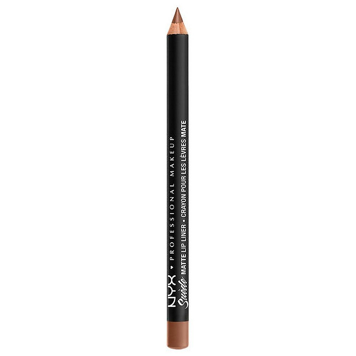 NYX PROFESSIONAL MAKEUP Suede Matte Lip Liner, Vegan Formula - Softspoken (Ash Rose)