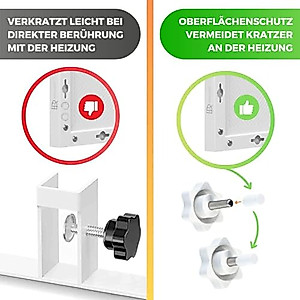 Csnbfiop Adjustable Stand Feet Freestanding Heaters Feet Heater Panel Stand Suitable For Various Brands And Models
