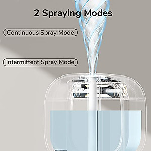 JISULIFE Personal Mini Humidifier Rechargeable, Night Light Small Humidifier Wireless 280ml, Air Humidifiers for Baby Quiet, Portable Desk Humidifier Easy Clean for Plant, Office, Travel - White