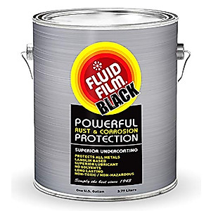 Fluid Film 12 Oz Undercoating Protection Aerosol Spray Can Black 3 Pack ...