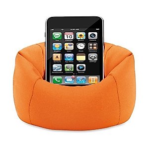 eBuyGB Bean Bag Sofa Pouch Case for iPhone/iPod/Samsung Smartphone, Orange