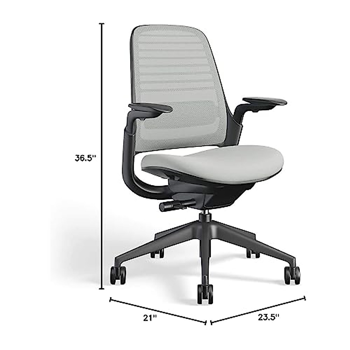 Steelcase Series 1 Work Office Chair - Nickel