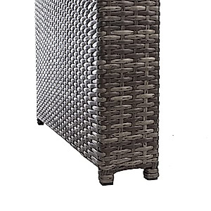 SAFAVIEH Outdoor Collection Horus Grey Brown/White Cushion 7-Piece Dining Set PAT7502C