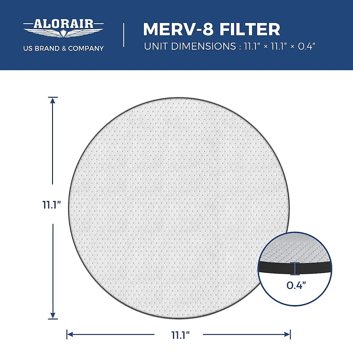 ALORAIR MERV-8 Filter for Basement Dehumidifiers Sentinel HDi90-Duct Series (4 Pack)
