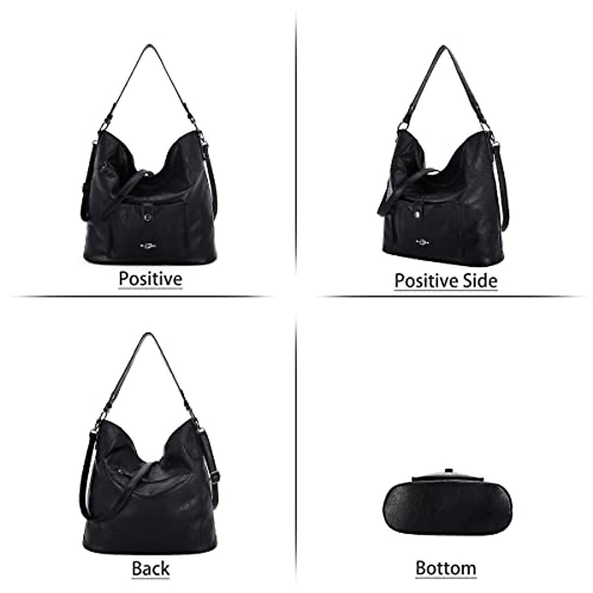 Handbags for Women Large Leather Ladies Hobo Bag Fashion Handbag Wallet Shoulder Bag