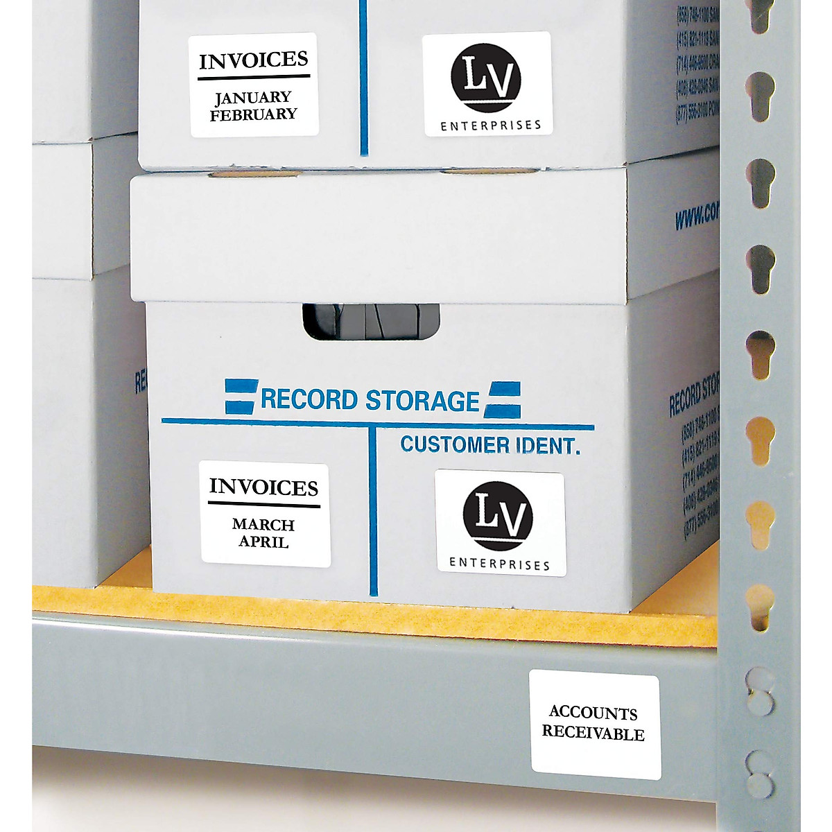 Avery ID Labels, Sure Feed Technology, Permanent Adhesive, 2" x 2-5/8", 225 Labels (6572)