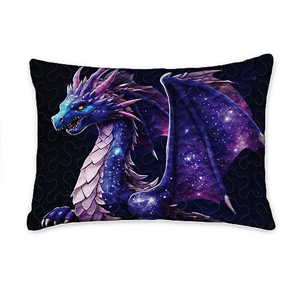 Customized Dragon Quilt Set - Purple Dragon Comforter Set, Dragon Bedding Set - Dragon Comforter All Season, Dragon Quilts, Dragon Bedding Queen Size, Galaxy Dragon Bedding, Dragon Comforter Twin