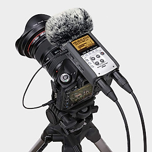 Windscreen Muff for Zoom H2n/H4n Handy Recorders, Zoom Mic Dead Cat Fur Windscreen Wind Screen for H2n H4n by YOUSHARES