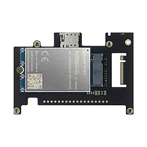 Khadas M2X WWAN Extension Board with M.2 Slot for Adding a 4G/5G LTE Module Support Nano-SIM Card Slot/18-Pin GPIO Header/4G/5G Active LED