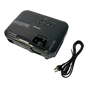 Epson EX5210 3LCD Projector Portable 2800 ANSI Office HD HDMI Bundle Remote Control HDMI Cable Power Cable
