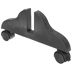 Zerodeko Room Divider Screen Holder Folding Privacy Screen Holder Stand Room Divider Feet Movable Wheel Roller Base for Home Office Hotel Bedroom Black