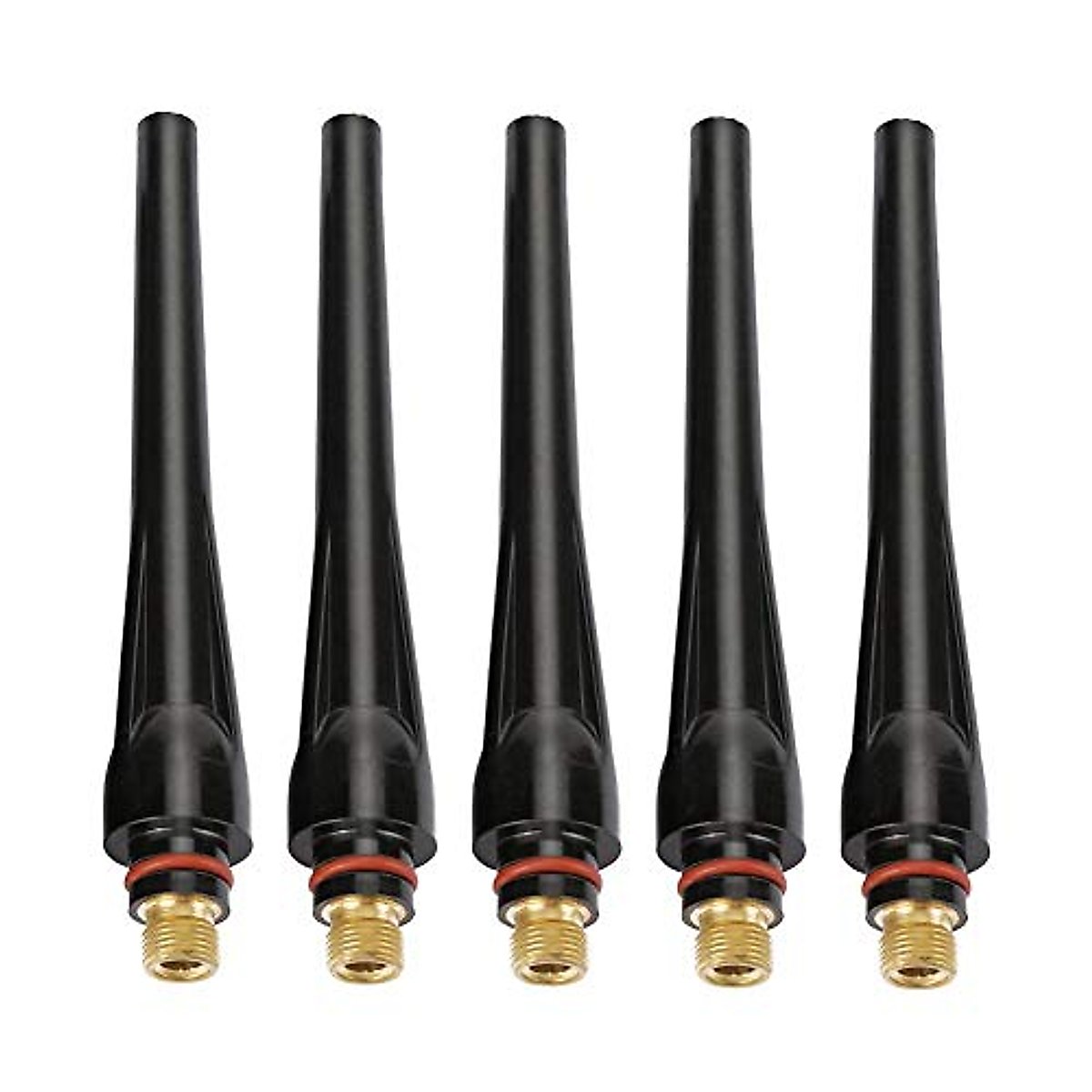 TIG Back Cap Kit 57Y02 57Y03 57Y04, TIG Torch Part Accessory Replacement Part for WP-17/18/26 Welding Torch(15pcs57Y02 57Y03 57Y04)