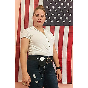 Stethoscope Holder pro with Clip,Handmade in USA Genuine Leather .Perfect for Physicians, Nurses, EMT, Medical Nursing Student (Brown).