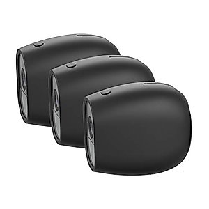 Silicone Skins for Arlo Pro/Pro 2, Form Fitting Protective Cover Accessories Compatible with Arlo Pro/Pro 2 Cameras, Black, 3 Pack