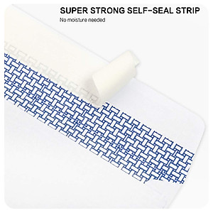 #9 Double Window Security Envelopes, HERKKA No.9 Double Window Business Envelopes Designed for Quickbooks Invoices and Business Statements - Number 9 Size 3 7/8 Inch X 8 7/8 Inch - 24 LB - 500 Count