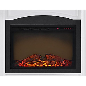 Ameriwood Home Lamont Mantel Fireplace, White