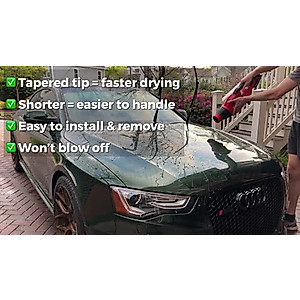 Stubby Nozzle Co. STUBBY Car Drying Nozzle for Milwaukee M18 Fuel Single Battery Leaf Blowers (2724-20 and 2728-20)