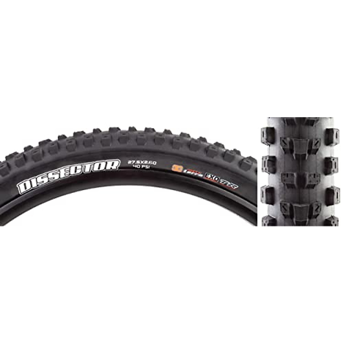 Maxxis Dissector 27.5 X 2.6 WT 60 TPI Folding 3C MaxxTerra EXO/TR